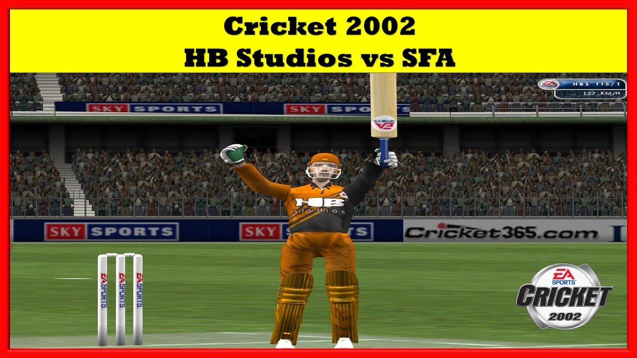 Cricket 2002 | PC Gameplay 01 | HB Studios vs SFA - YouTube