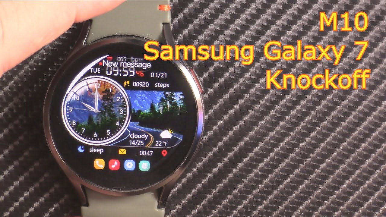 M10 Watch 7 Smartwatch | Fake Samsung Galaxy Watch 7 knockoff blood ...