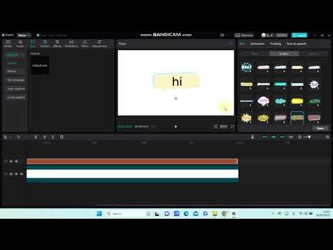 Text Tutorial in CapCut PC! How to Simply Create Bubble Text Effect in ...