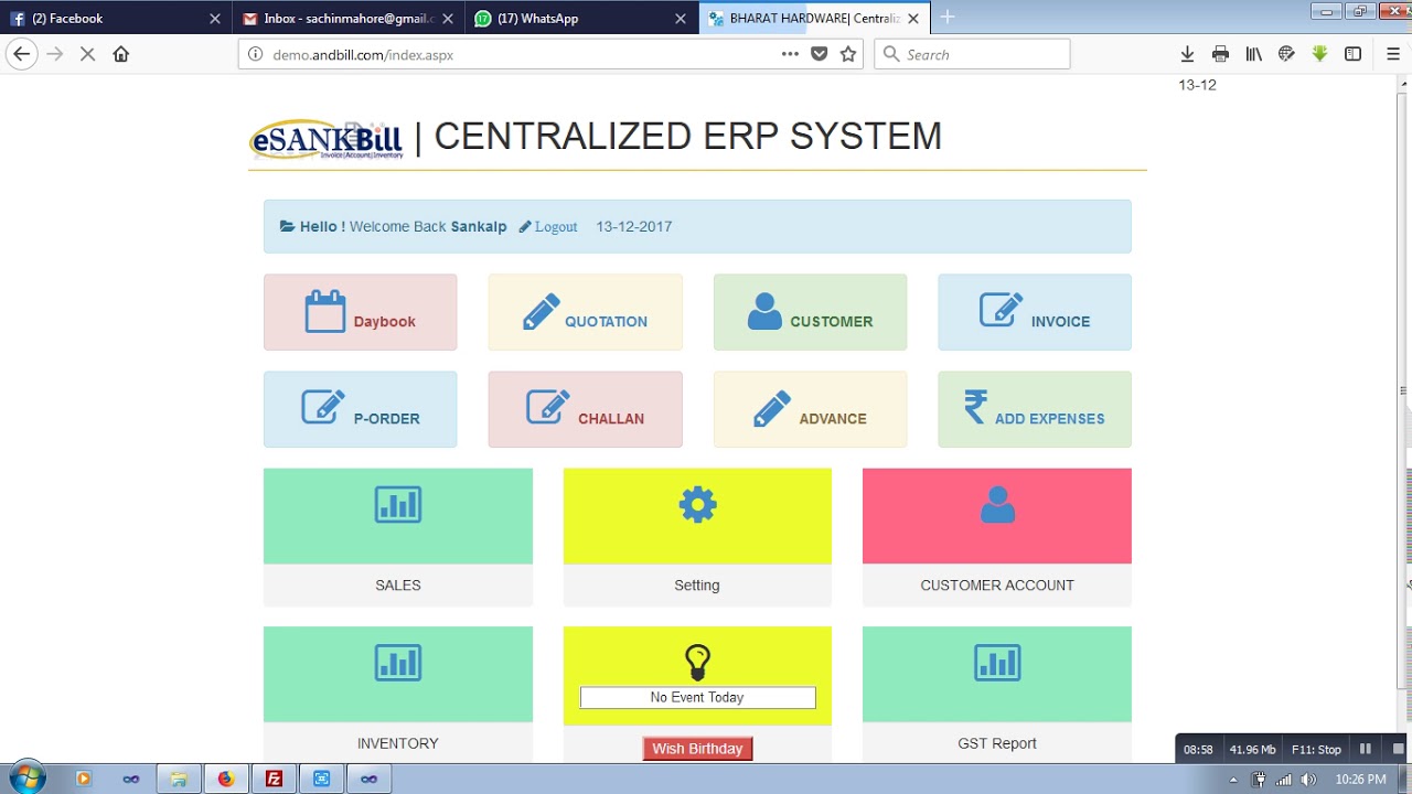 andBill - CENTRALIZED ACCOUNTING / BILLING ERP SOFTWARE - YouTube