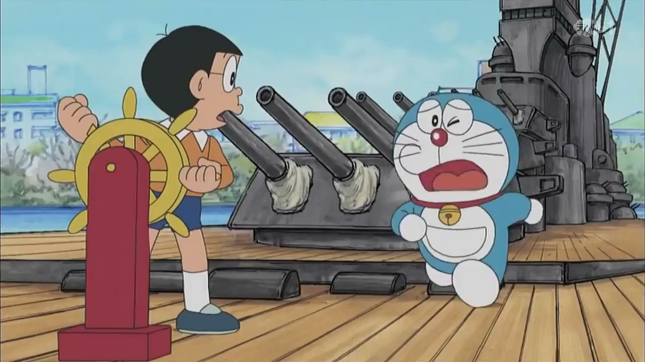 Review Phim Doraemon #5 Thuỷ Chiến Gần Bờ - YouTube
