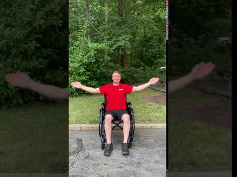 Seated jumping jacks