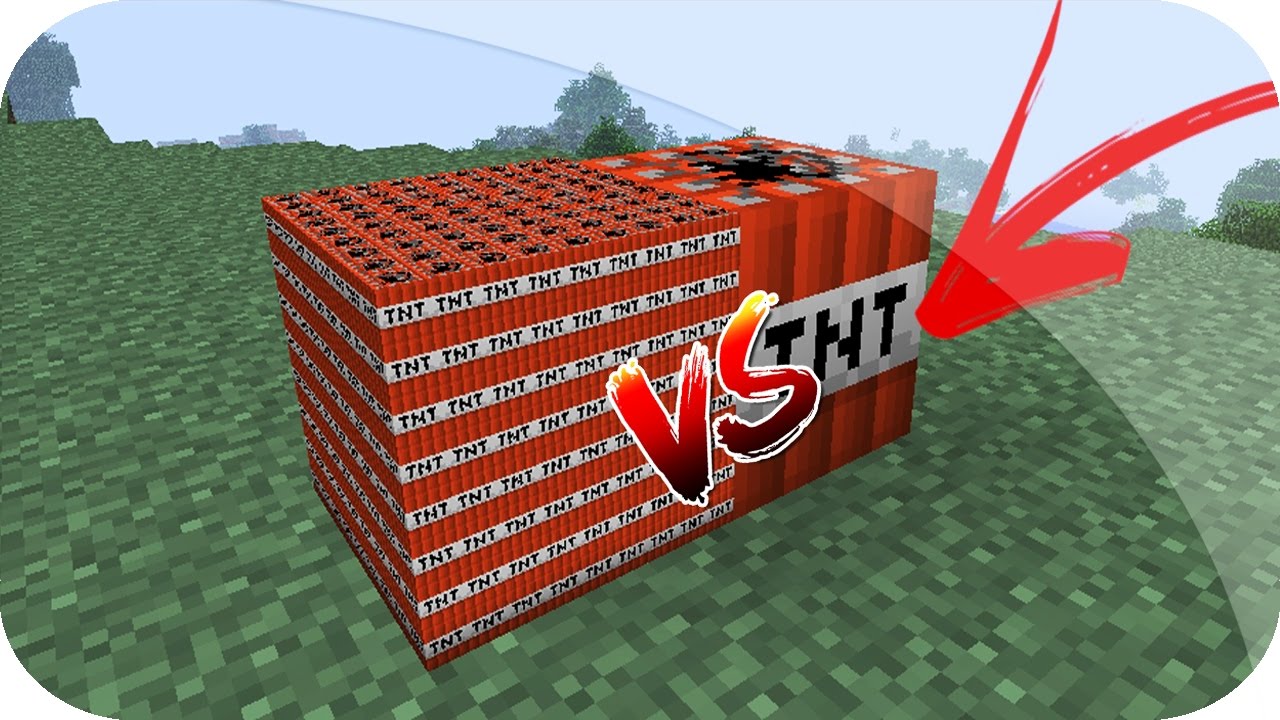 1000 MINI TNT VS TNT: MINECRAFT - PEQUEÑAS TNT - YouTube