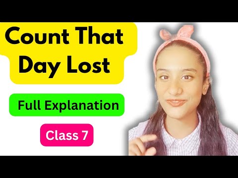 Count That Day Lost by George Eliot II ICSE Board Class 7 👍👍 - YouTube