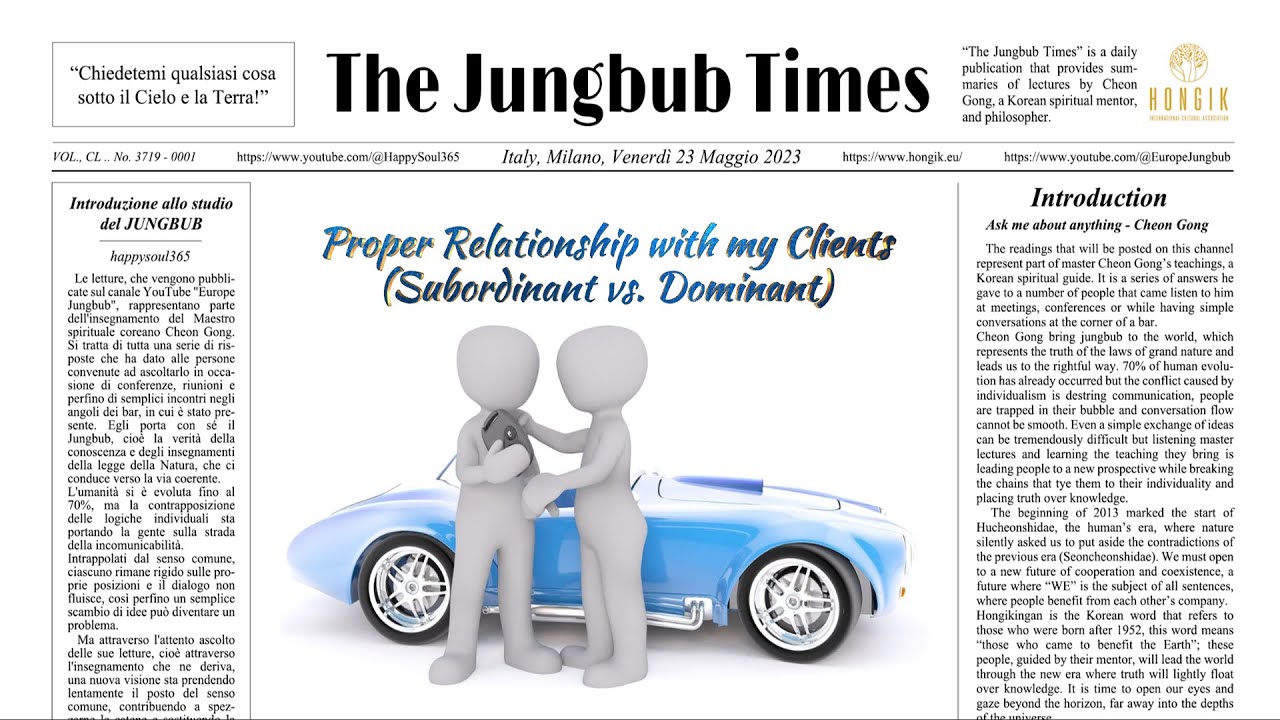 (en) Proper Relationship with my Clients (Subordinant vs. Dominant ...