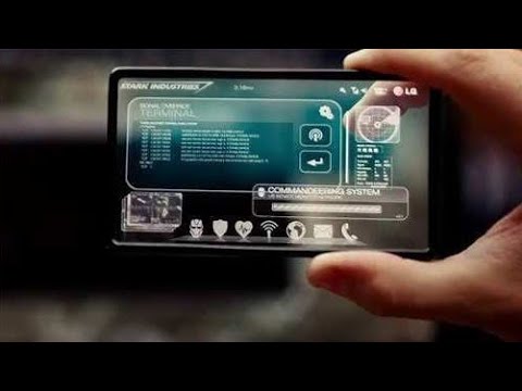Transparant phone real look | transparent phone|ironman s phone - YouTube