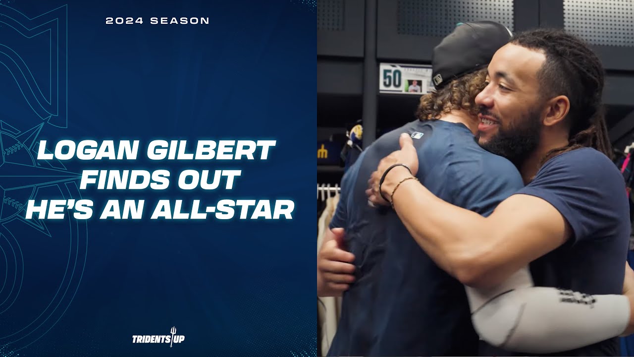 The Moment Logan Gilbert Found Out He Was An All-Star - YouTube
