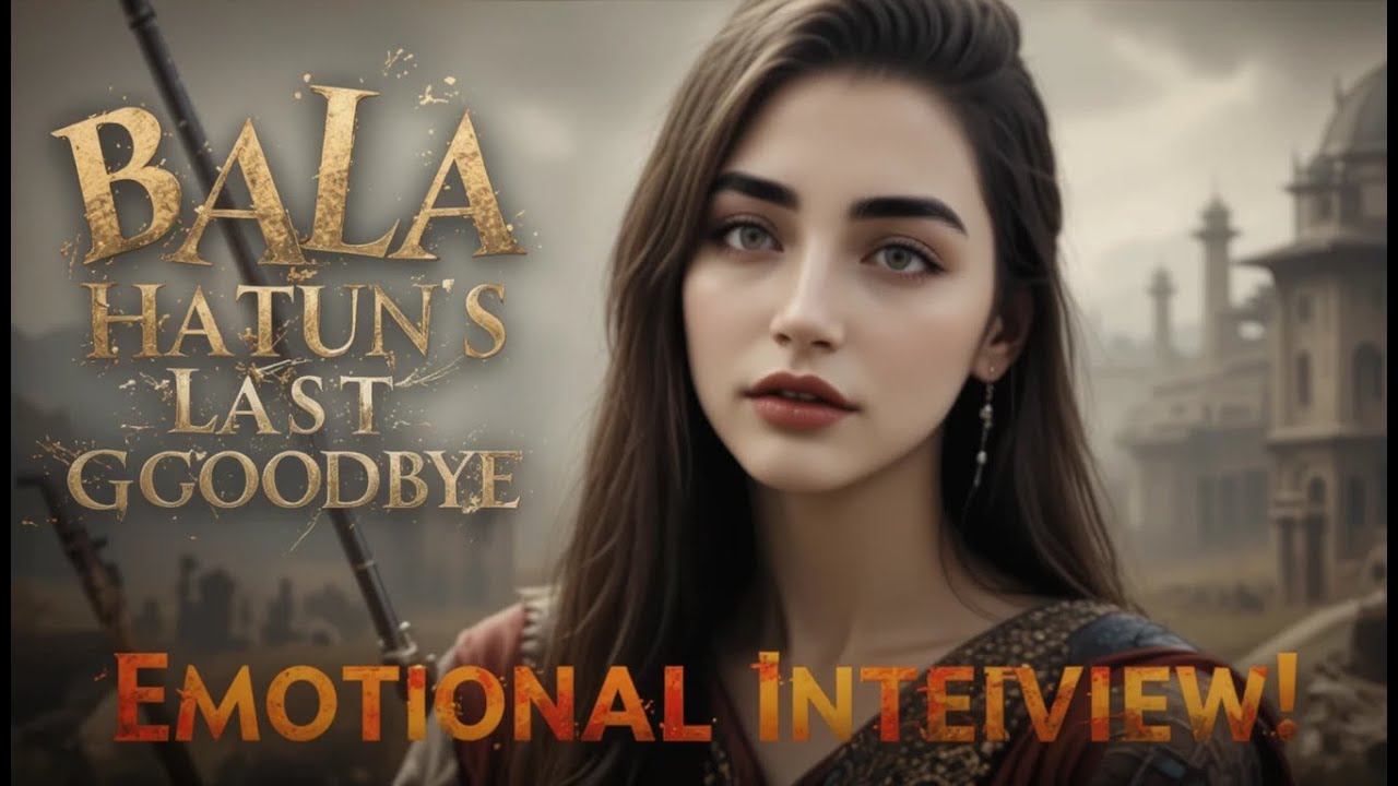 "Bala Hatun’s Final Goodbye | Emotional Interview After Her Death in Kuruluş Osman"#kuruluşosman ...
