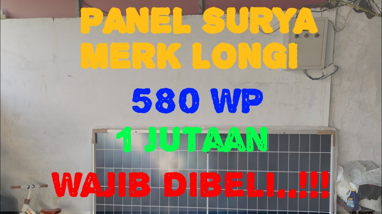 Kaum Mendang Mending PLTS WAJIB COBA..!!! Jgn sampai salah beli Panel ...