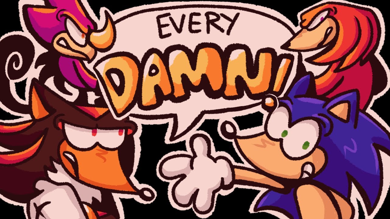 Every DAMN from Shadow the Hedgehog animated - YouTube