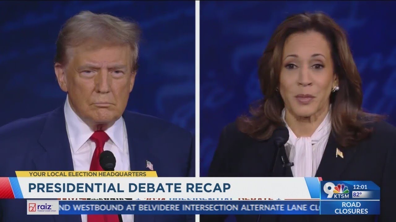 Harris - Trump presidential debate recap - YouTube