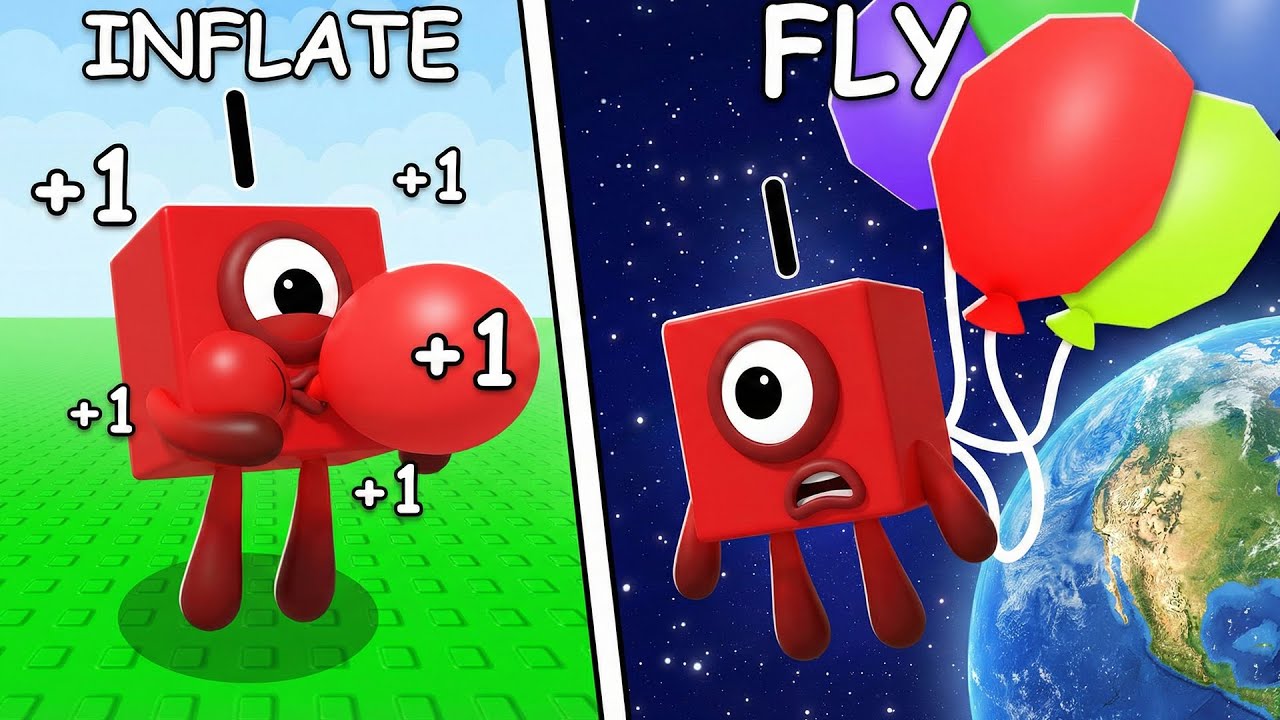 Numberblocks Play Blow Up and Fall in Roblox! - YouTube