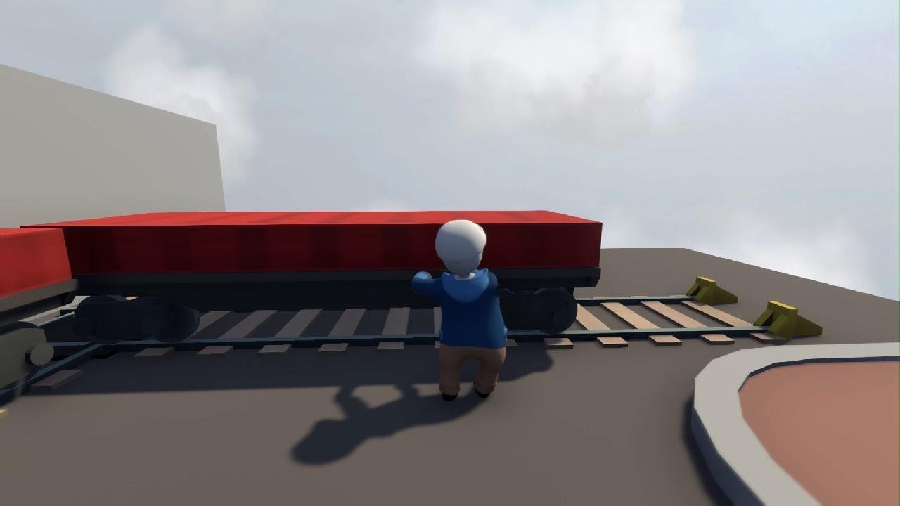 Human Fall Flat - Train Walkthrough | PS5 - YouTube