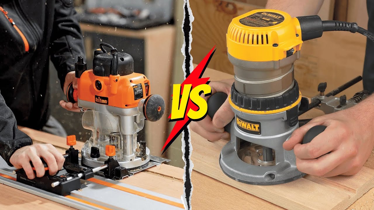 Fixed Vs Plunge Router: Whats The Difference? - YouTube