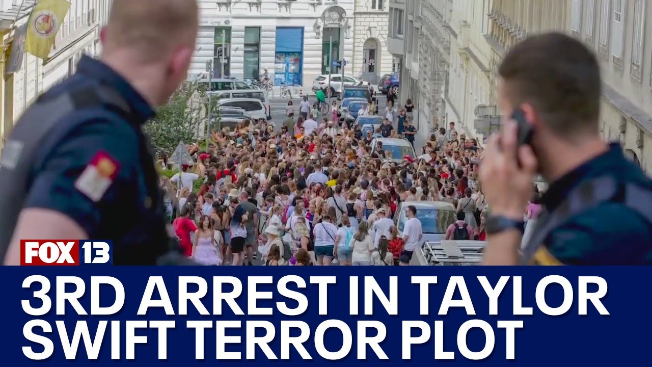 3rd arrest made in terror plot on Taylor Swift concerts | FOX 13 ...