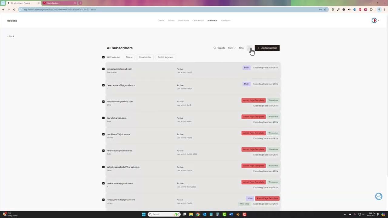 How to Export Your Subscribers from Flodesk - YouTube