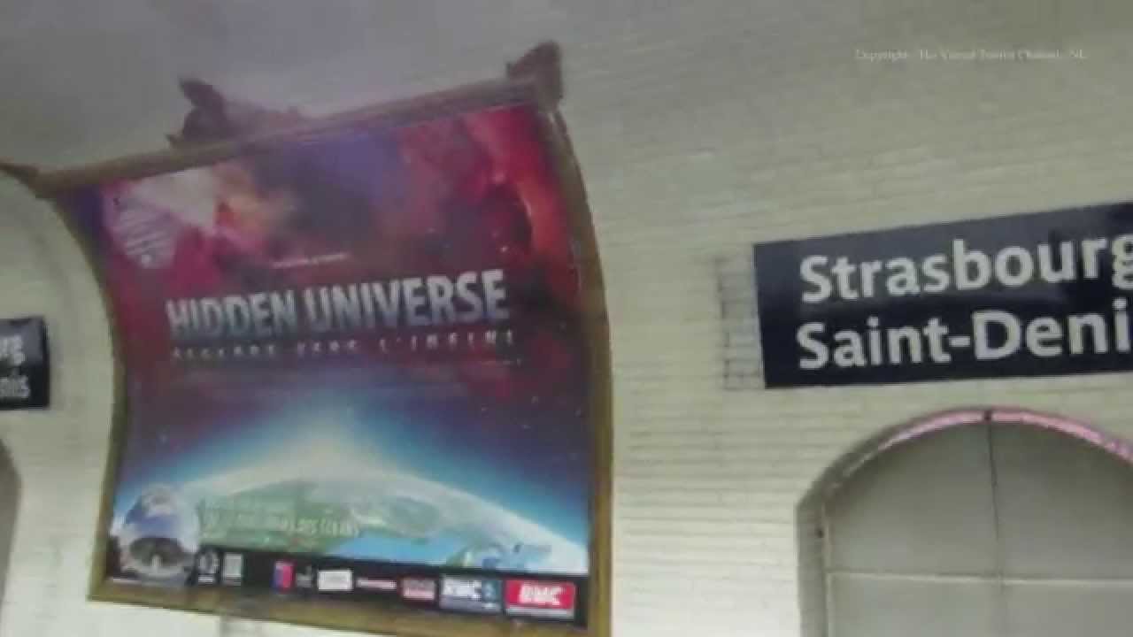 Walk around Strasbourg Saint Denis Metro Station in Paris - YouTube