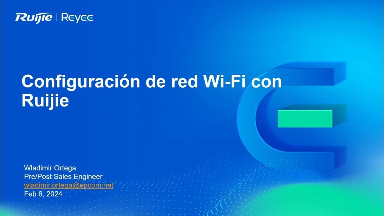 Webinar: Configuración de red Wi Fi con Ruijie - YouTube