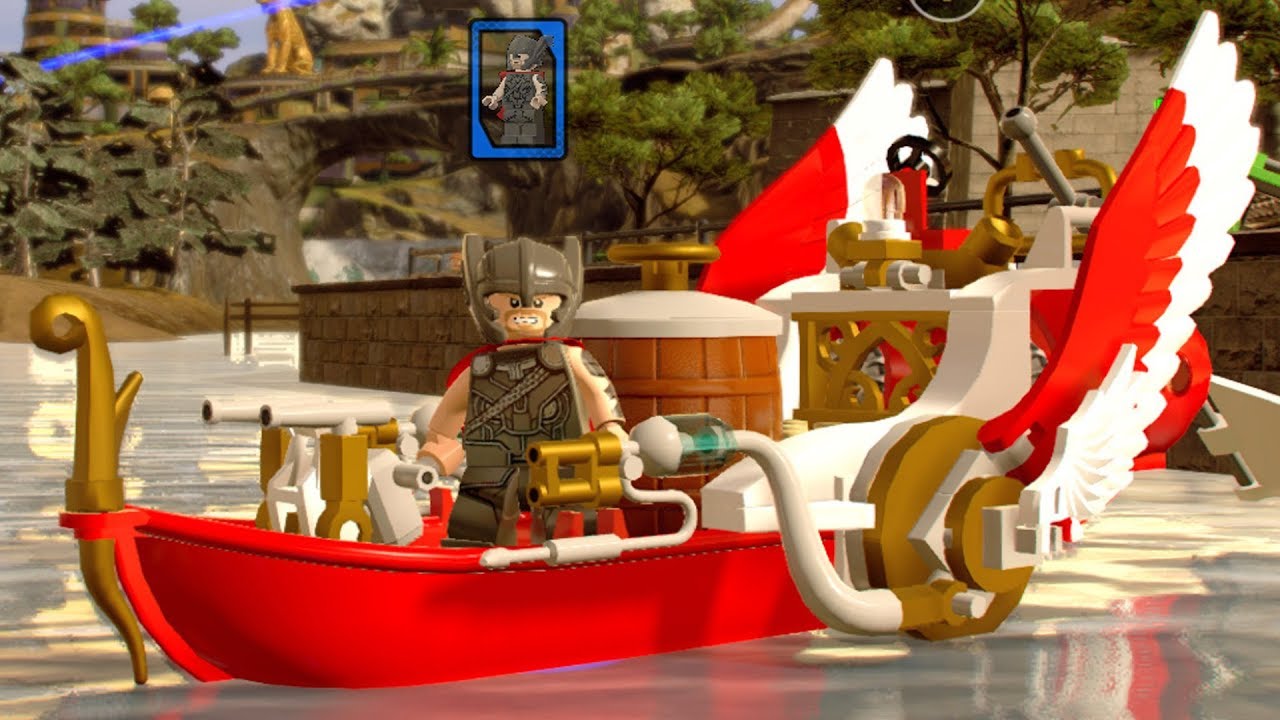 LEGO Marvel Super Heroes 2 - Asgardian Skiff - Open World Free Roam ...