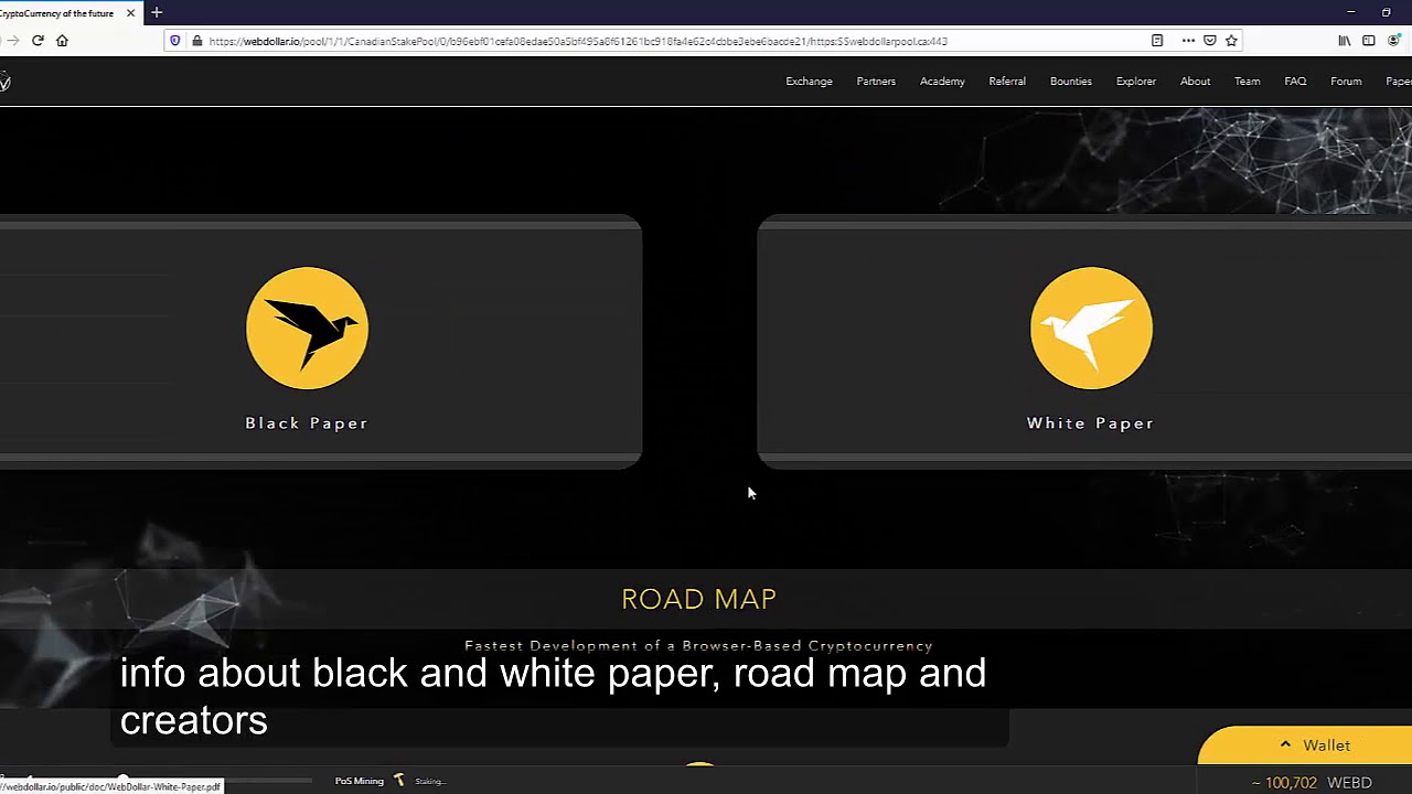 Browser mining - Start Mining WebDollar in seconds - YouTube