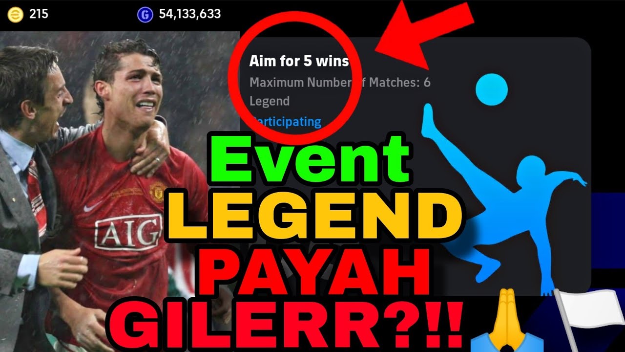 Event "LEGEND" Payah Gilerr?!!🙏😵🏳️ Rata2 comment kata event ni Paling Payah dalam eFootball24 ...