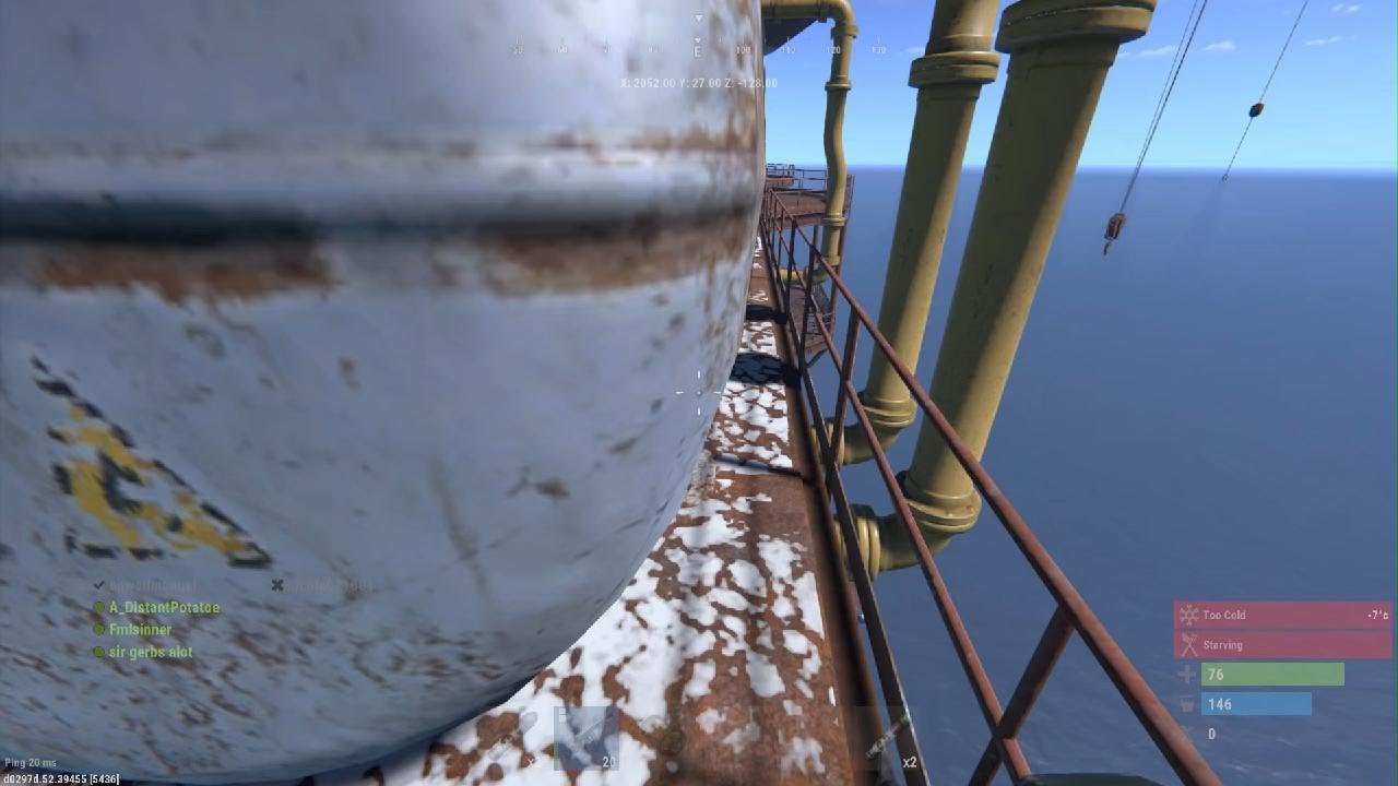 Console Rust: oil rig(its been awhile) - YouTube
