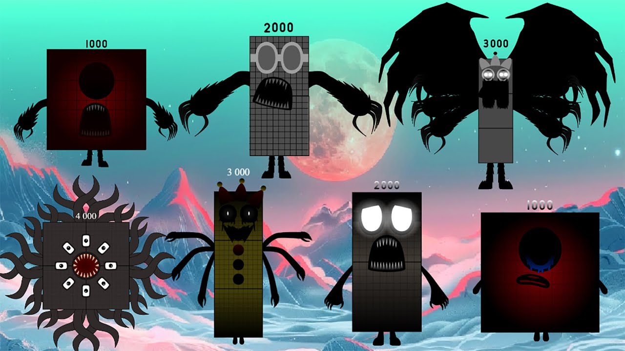 Uncannyblocks Band But Different (1000- 10000 )vs UBD (1K - 10K) remix ...