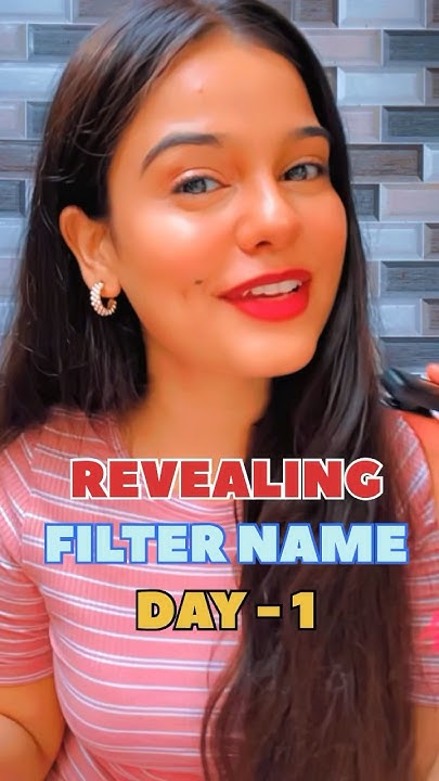 ~Revealing Filter Name (Day-1) @NittuFashionSeries #shorts #revealing #filters #foryou # ...