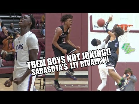 Malachi Wideman & Johnnie Williams WERE NOT JOKING In Sarasota LIT RIVALRY Game Booker vs Riverview