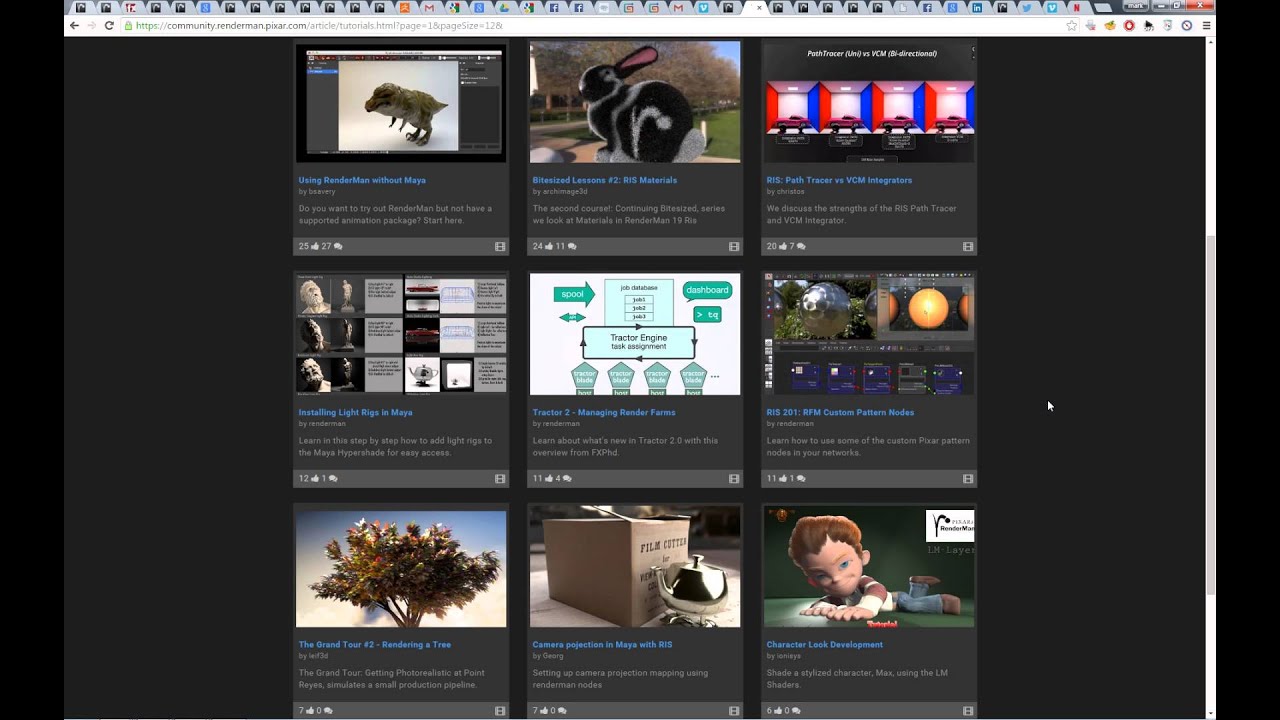Update on RenderMan community! - YouTube