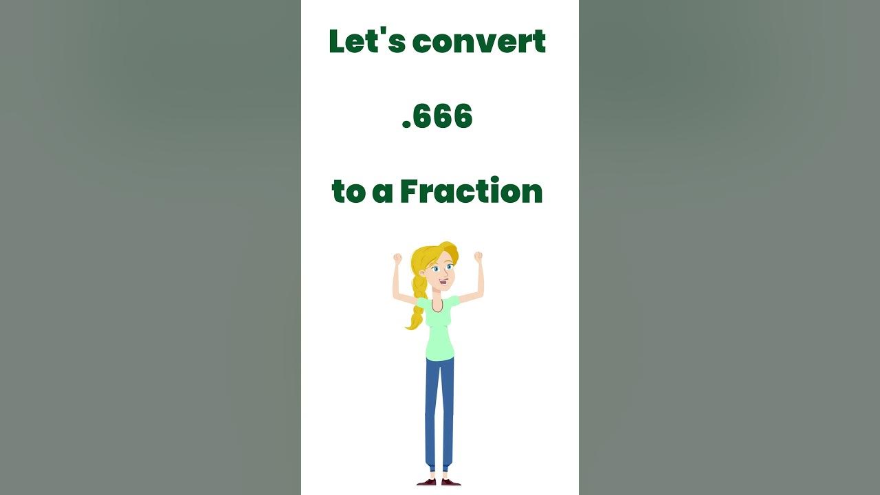Convert A Repeating Decimal To A Fraction shorts YouTube convert-a-repeating-decimal-to-a-fraction-shorts-youtube