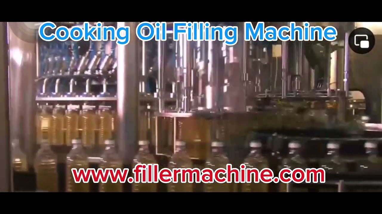 Cooking Oil Filling Machine - YouTube