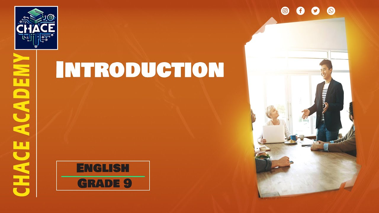 English 9 Unit 2 Lectures Introduction - YouTube