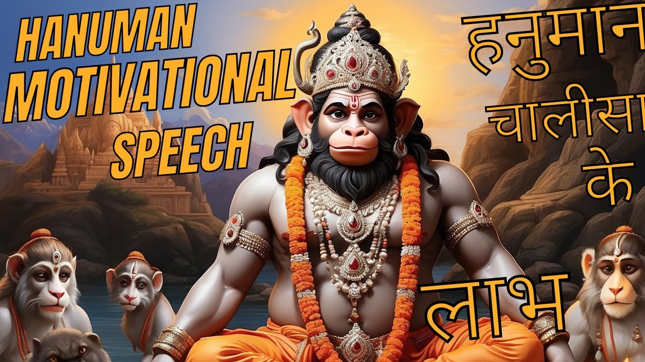 Hanuman Motivational Speech || हनुमान चालीसा के लाभ || Best Hanuman ...
