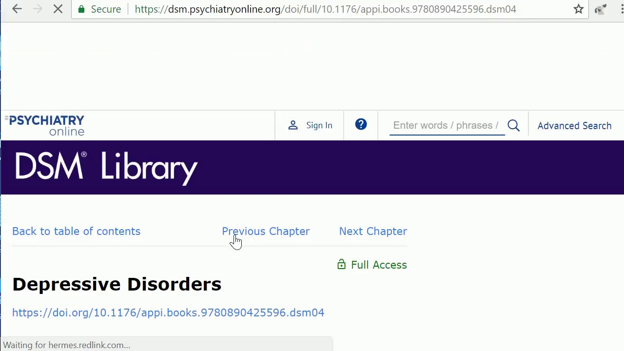 DSM V (PsychiatryOnline) Accessing and Researching Disorders - YouTube