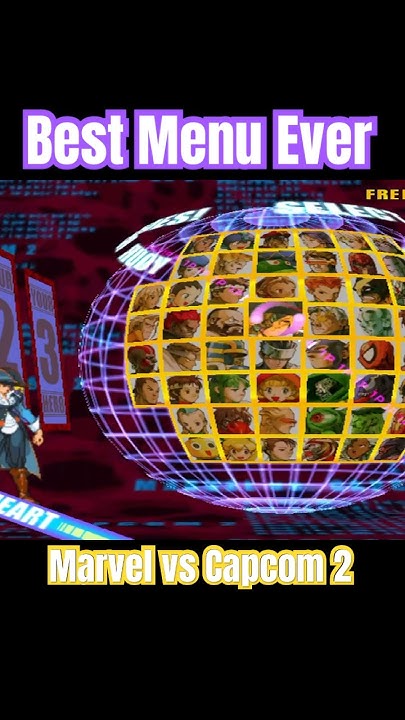 MvC2 Has The Best Character Select Screen #marvel #capcom # ...