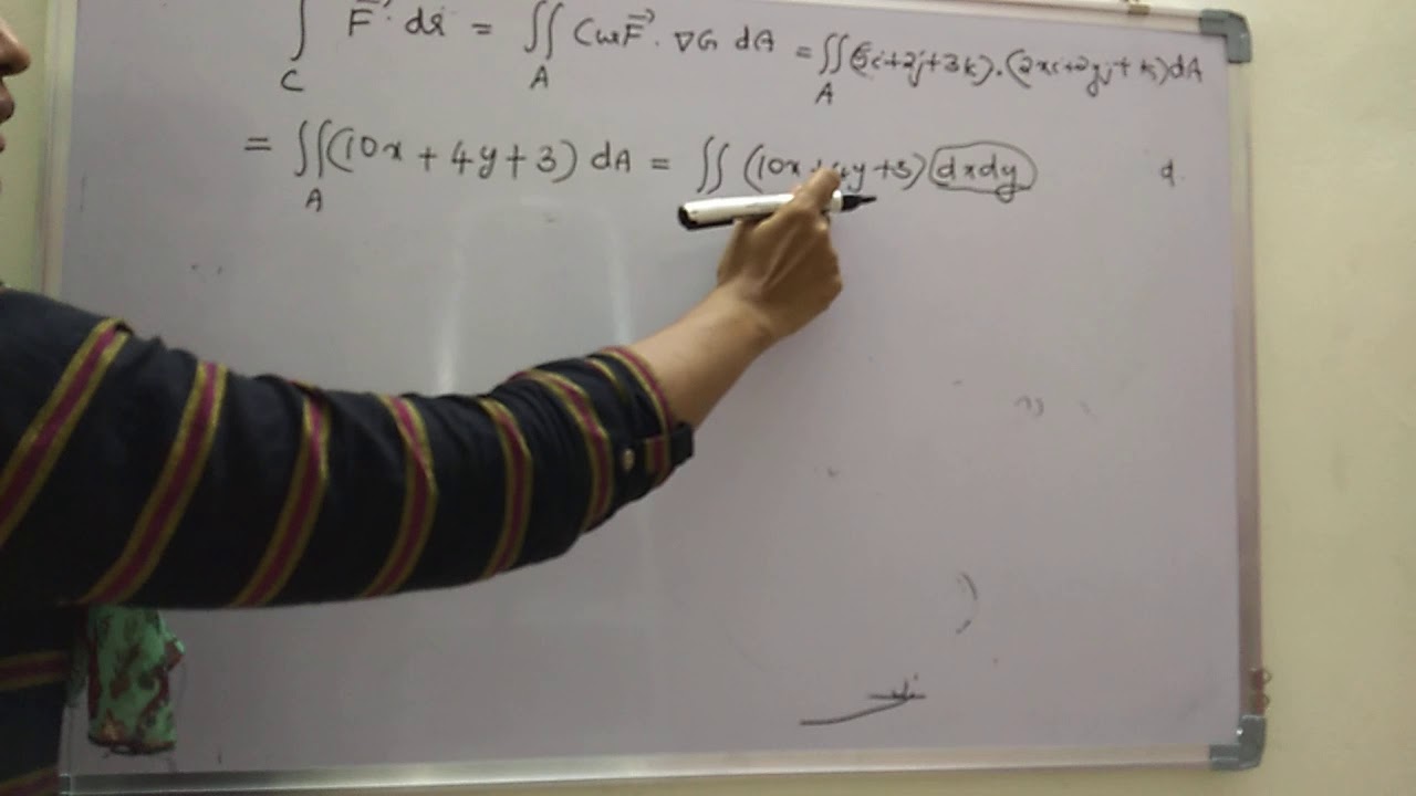 Stoke's theorem problem, 26/6/2020 - YouTube