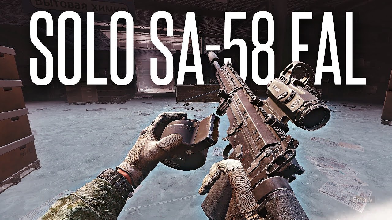 SOLO SA-58 FAL vs ENEMY SQUADS! - Escape From Tarkov - YouTube