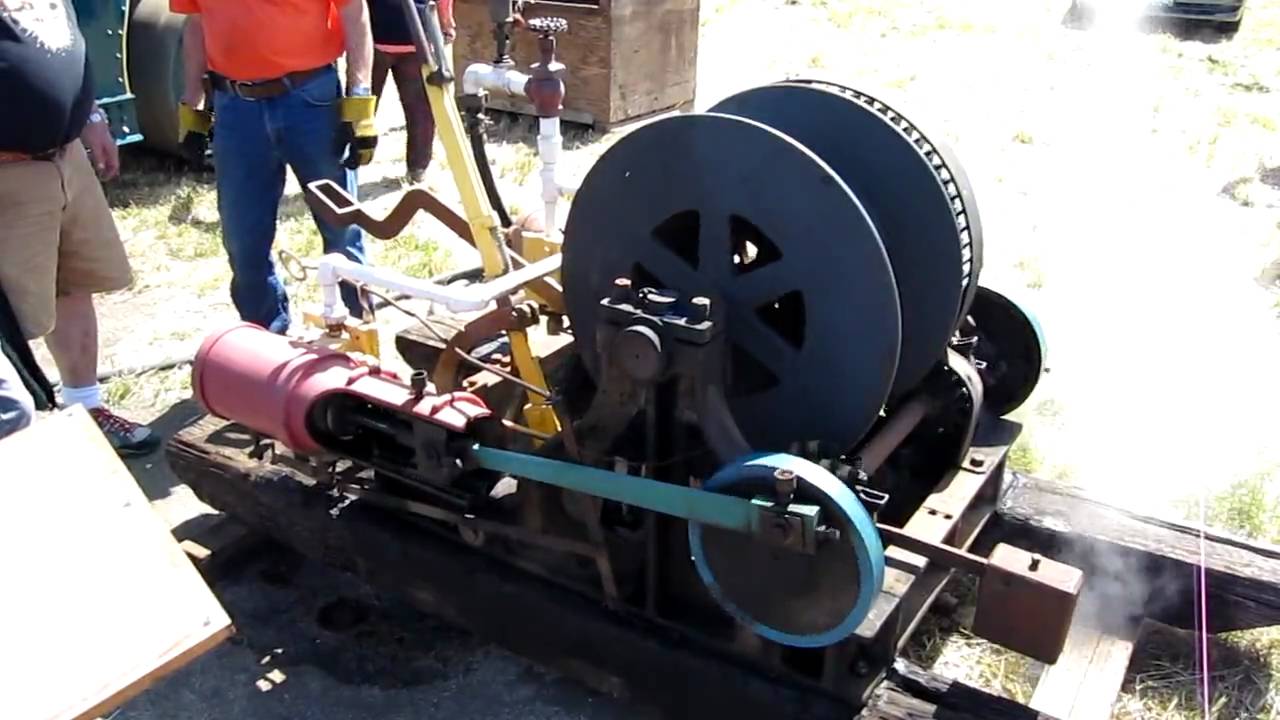 Steam Powered Winch - YouTube