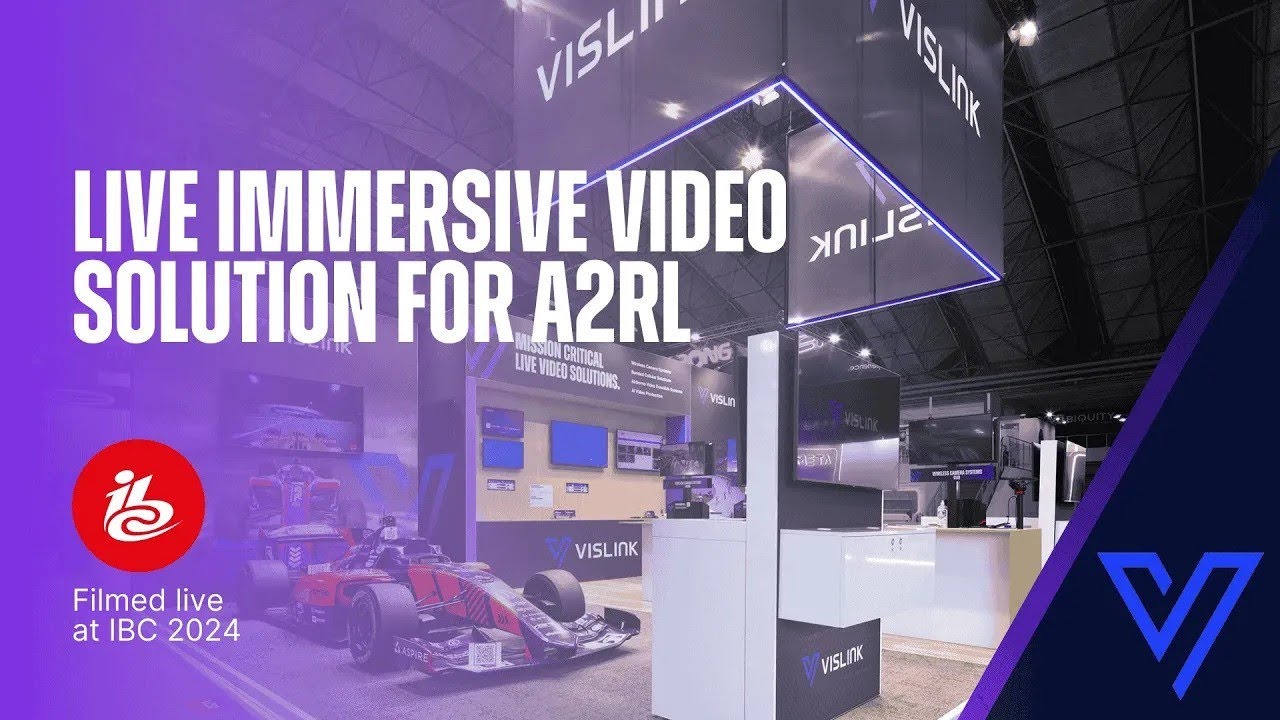 Vislink at IBC 2024: Vislink and FocalPoint VR Immersive Video Solution for A2RL - YouTube
