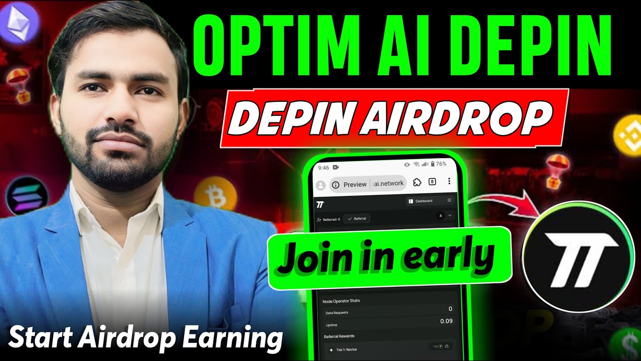 Optim Ai Network Depin Airdrop Complete Guide | Optimai Network Airdrop Tutorial - YouTube