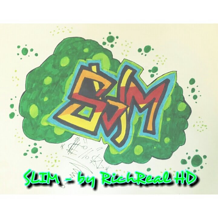SLIM - by RichReal HD/Graffiti Video/SpeedArt - YouTube