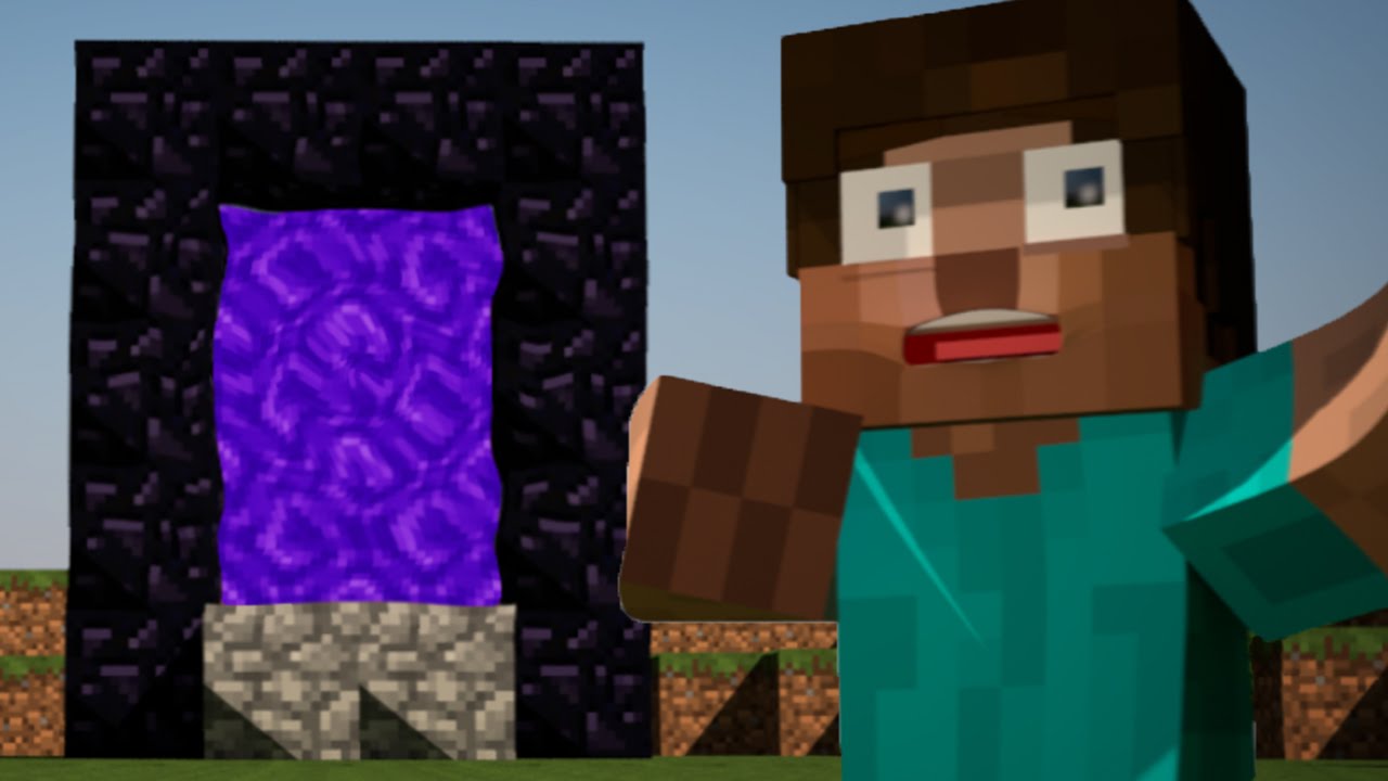 Nether Portal Promblems!!! - Minecraft Animation - YouTube