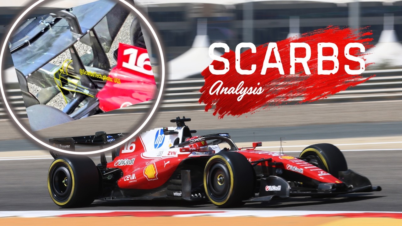 FERRARI'S trick rear wing mount analysed by Scarbs with Peter Windsor ...