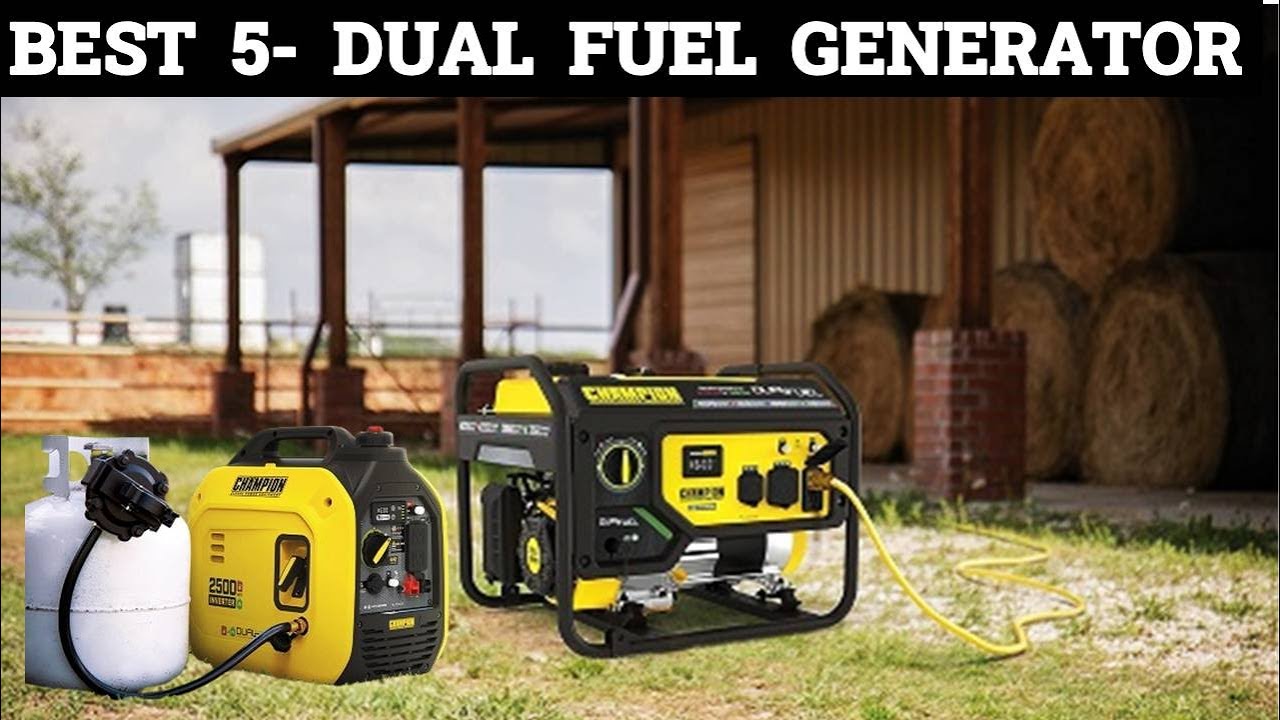 Top 5 Best Dual Fuel Generator 2024 - YouTube