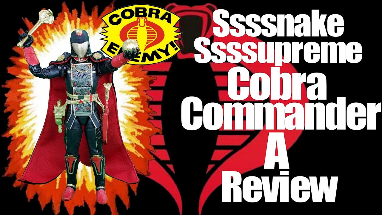 Snake Supreme Cobra Commander Review - YouTube