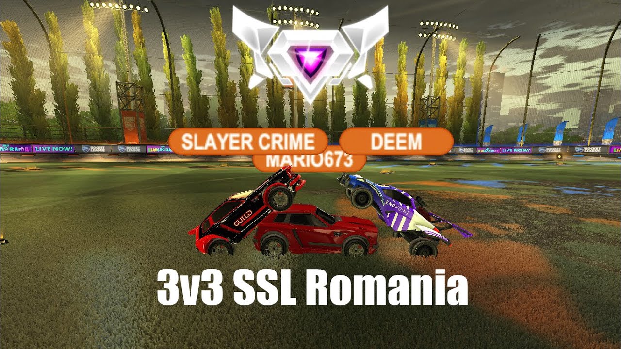 Rocket League Romania | 3v3 Ranked SSL w/ Deem & Slayer - YouTube