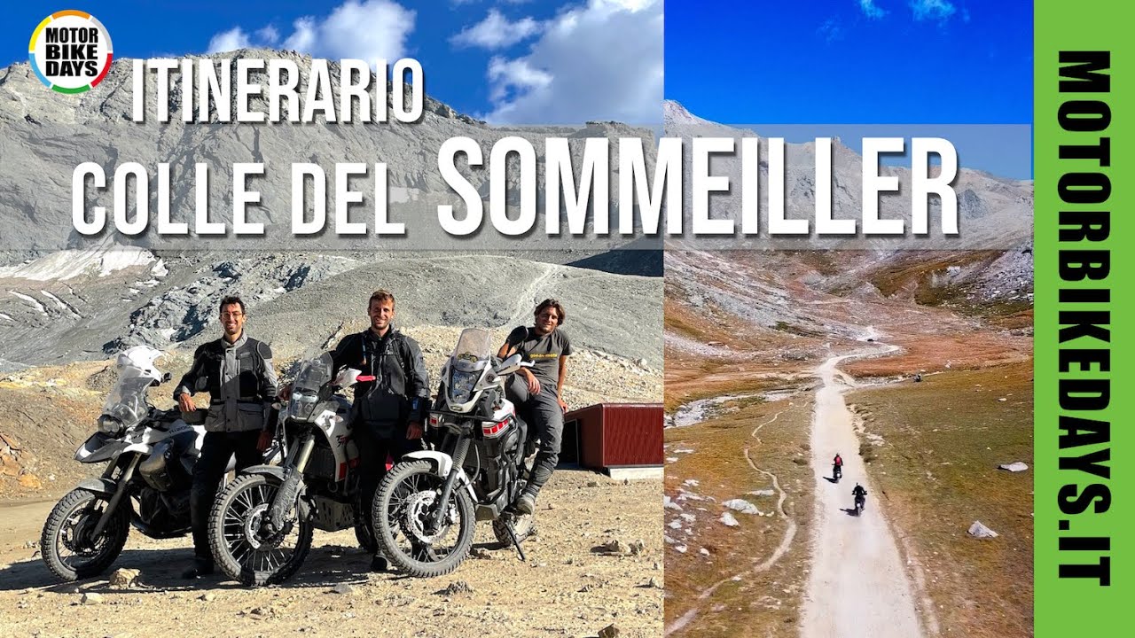 In moto a 3000 metri - Itinerario Colle Del Sommeiller - YouTube