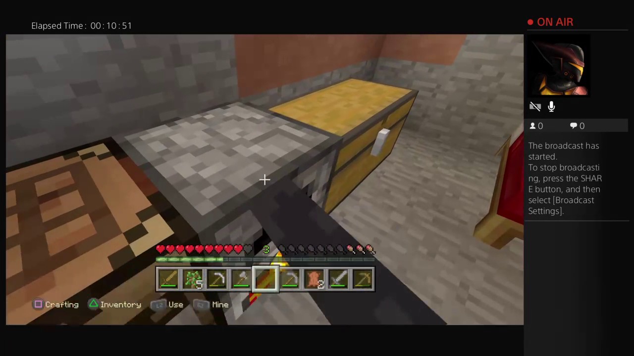 Minecraft ps4 gameplay - YouTube