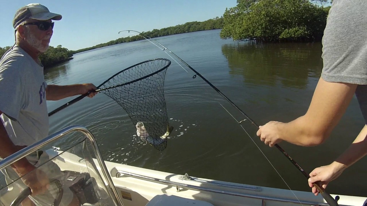Canal Fishing in Naples, Florida - YouTube